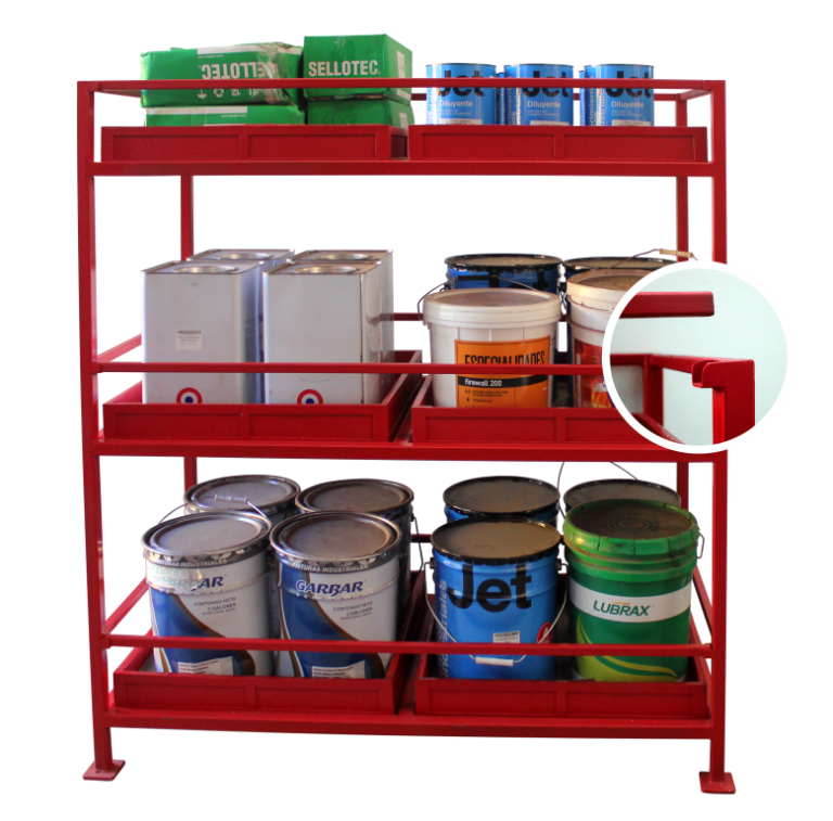 ESTANTERÍA SUSTANCIAS PELIGROSAS 16 Ti Fat - Bodega de Residuos ...